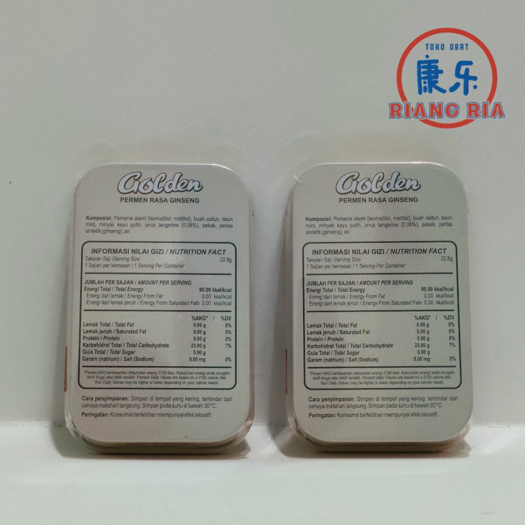 Permen Tenggorokan Golden Throat Rasa Ginseng – RiangRia