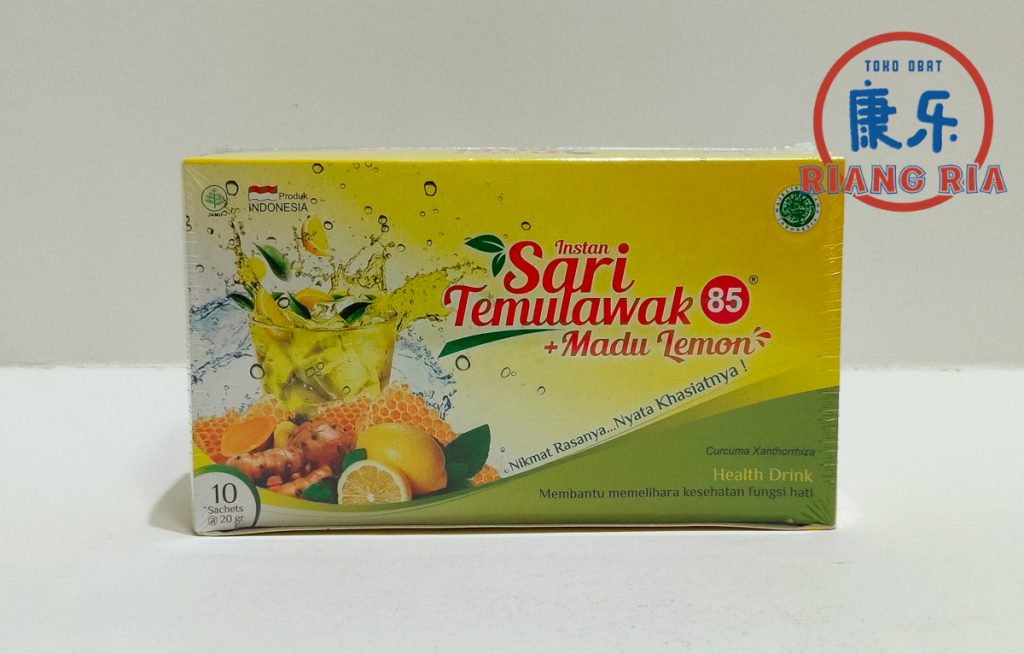 Sari Temulawak Instant 85 – Madu Lemon Menyegarkan 10 Sachet – RiangRia