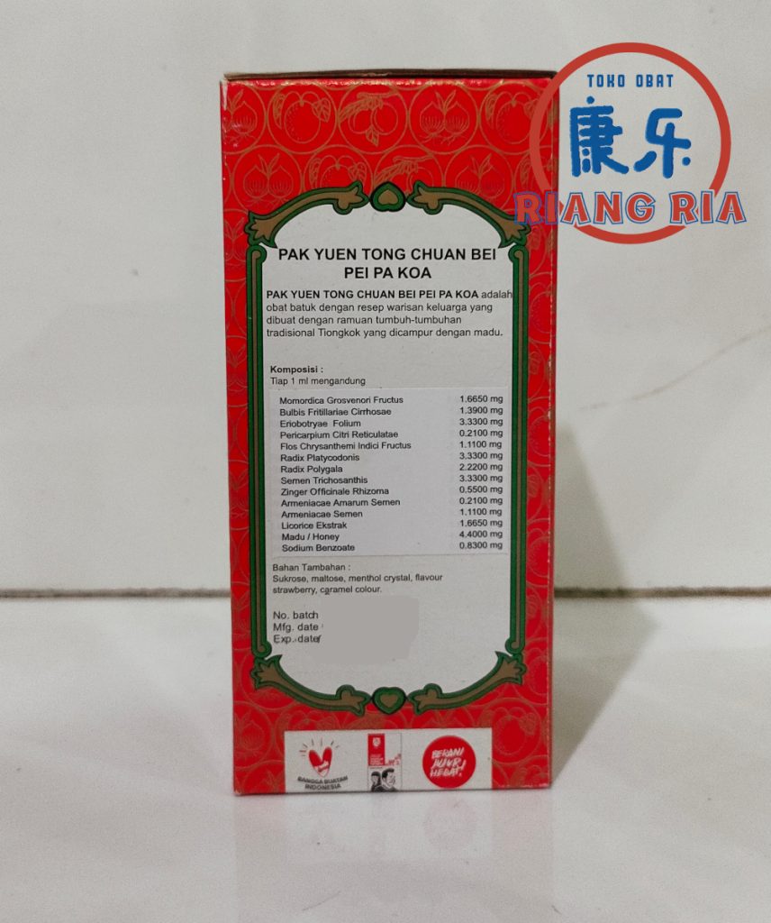 Pak Yuen Tong Chuan Bei Pei Pa Koa 150ml – Obat Batuk – RiangRia