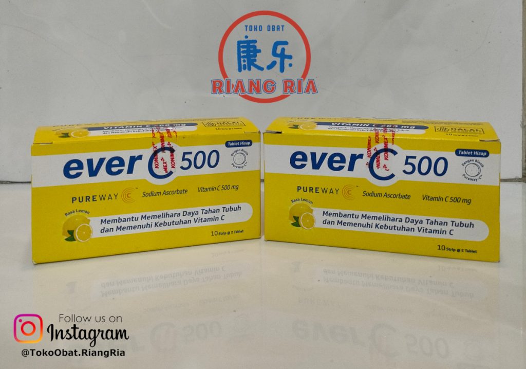EVER C 500 MG RASA LEMON BOX 20 TABLET – RiangRia