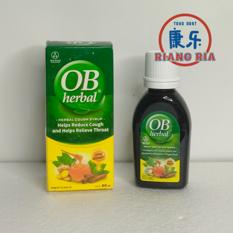 OB Herbal Sirup plus Madu 60 ml – Obat Batuk & Tenggorokan – RiangRia