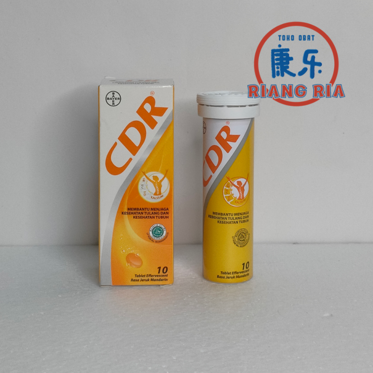 CDR VITAMIN 10 TABLETS EFFERVESCENT RASA JERUK MANDARIN – RiangRia